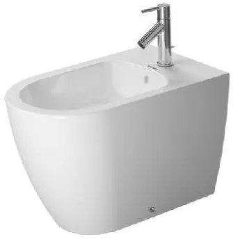 Duravit ME by Starck - Stojící bidet 370x600 mm, otvor pro baterii, WonderGliss, matná bílá 22891032001