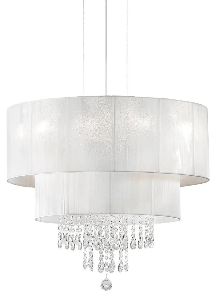 Závěsné svítidlo Ideal Lux Opera SP4 bianco 182179 bílé 50cm