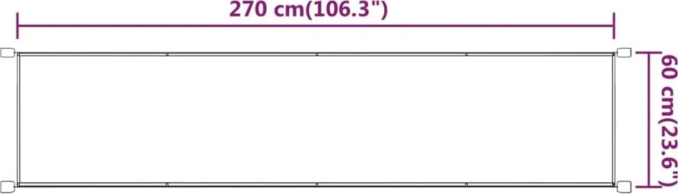 vidaXL Vertikální markýza 60 x 270 cm oxfordská látka [148395] Barva: světle zelená