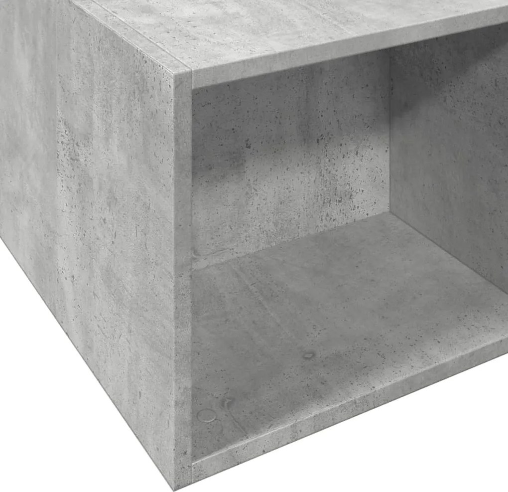 Rám postele betonově šedý 120 x 190 cm kompozitní dřevo 3280597