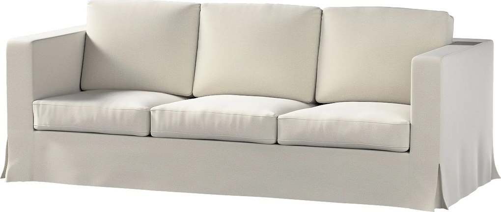 Potah na pohovku IKEA  Karlanda 3-místná nerozkládací, dlouhý barva šedá látka sametová