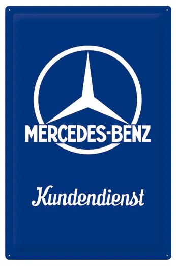 Nostalgic Art Cedule 40x60 Mercedes-Benz - Kundendienst NA24012