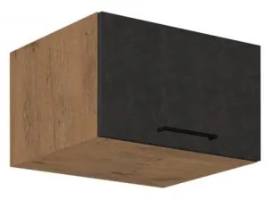 Horní skříňka Woodline 60 NAGU-36 1F, Barva: dąb lancelot / dark wood