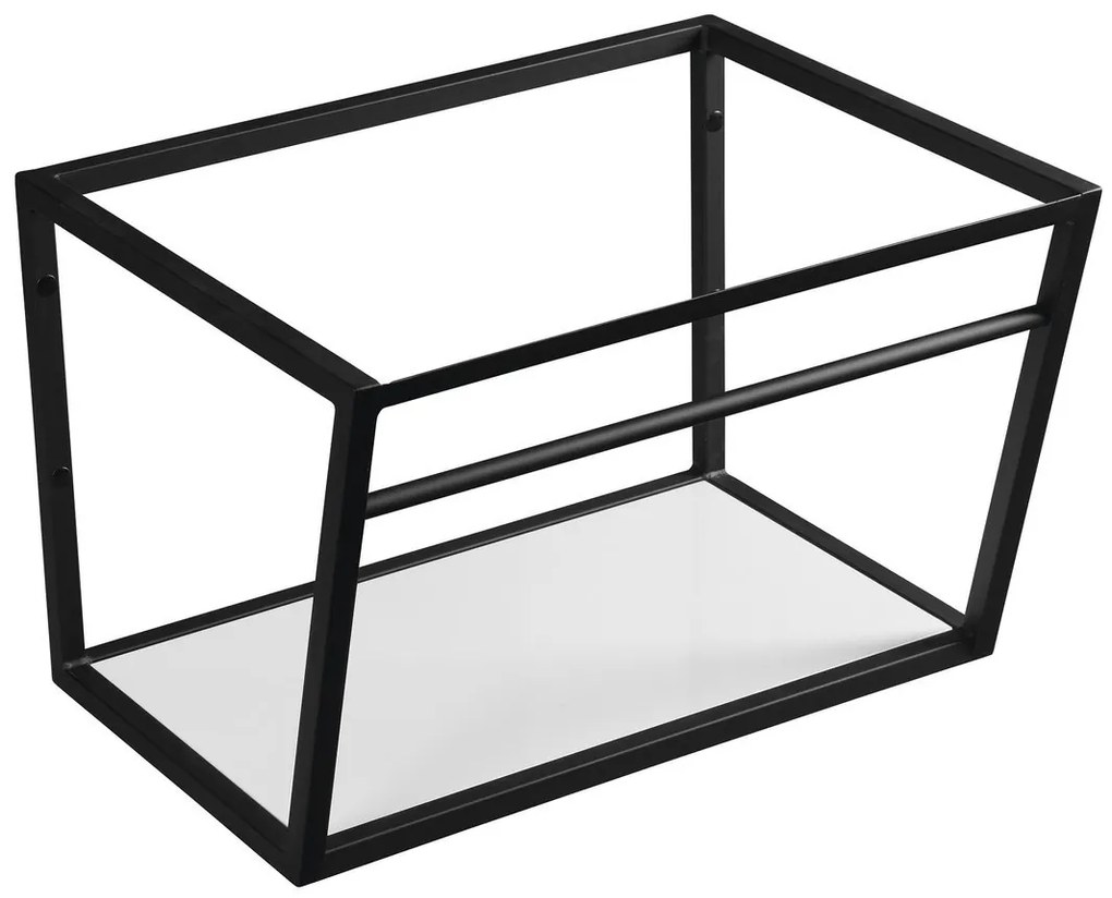 Sapho SKA 60 x 46 cm SKA101 konstrukce pod umyvadlo černá mat s bílou policí