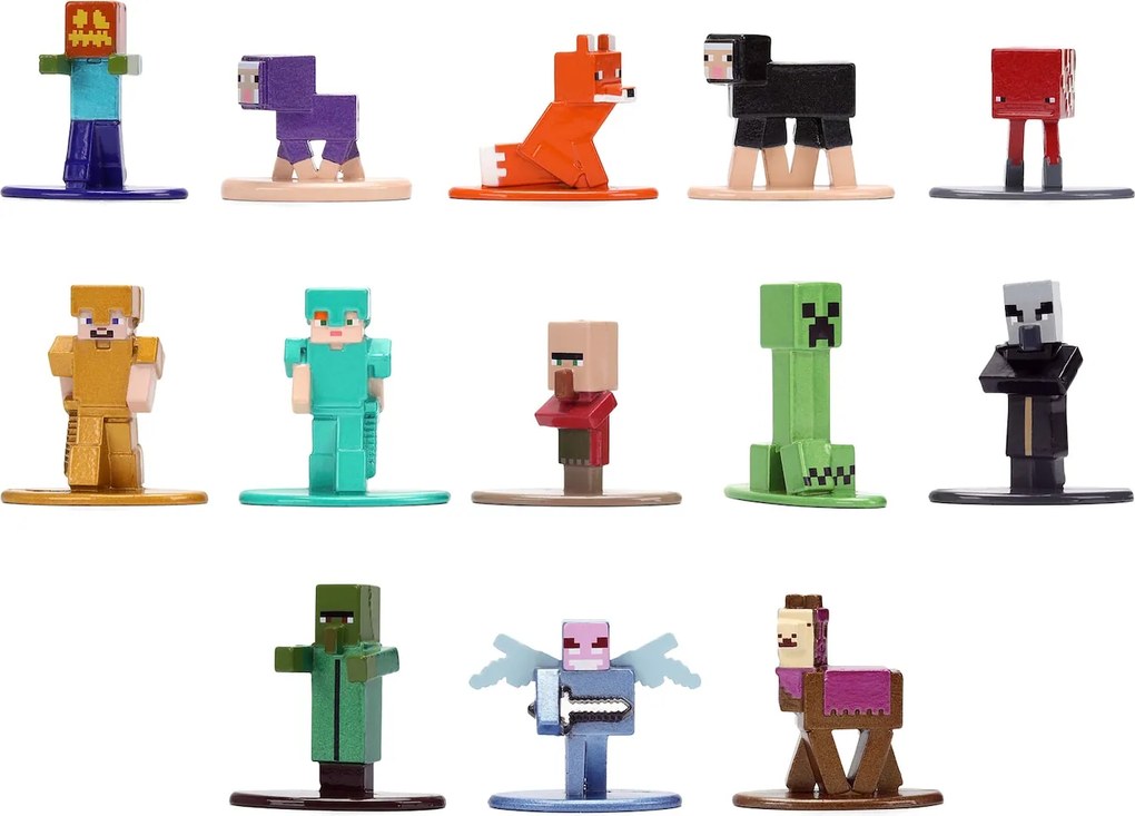 Sinsay - Kovová figurka s překvapením Jada Minecraft - vícebarevná