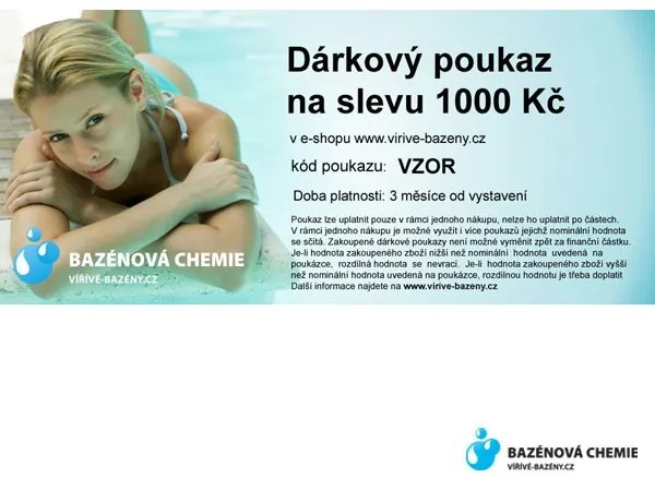 Dárkový poukaz 1000 Kč