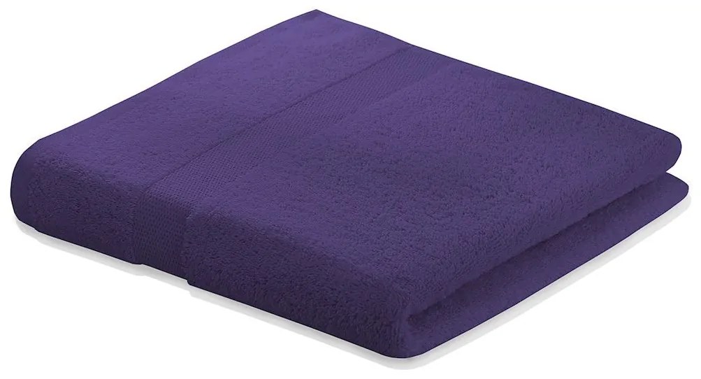 Bavlněný ručník DecoKing Marina fialový