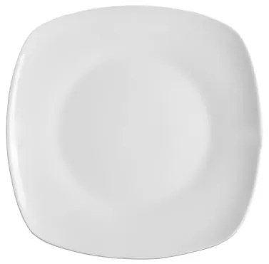 Talíř dezertní hranatý MONA, 18,5 x 18,5 cm, porcelán, 24 ks