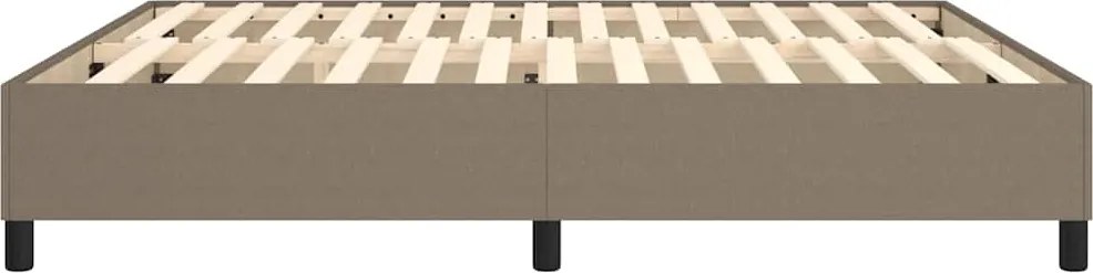 Rám postele s boxspringem taupe 180 x 200 cm textil 3120882