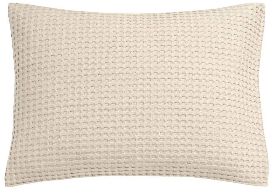Vandyck Luxusní povlak na polštář Home Piqué waffle 40x55cm Cream tan
