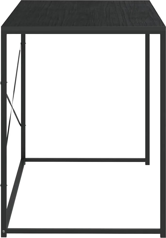 Počítačový stůl černý 110 x 60 x 70 cm kompozitní dřevo 30208