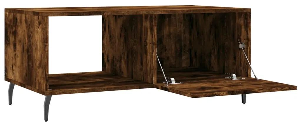 Konferenční stolek kouřový dub 90 x 50 x 40 cm kompozitní dřevo - Default Title