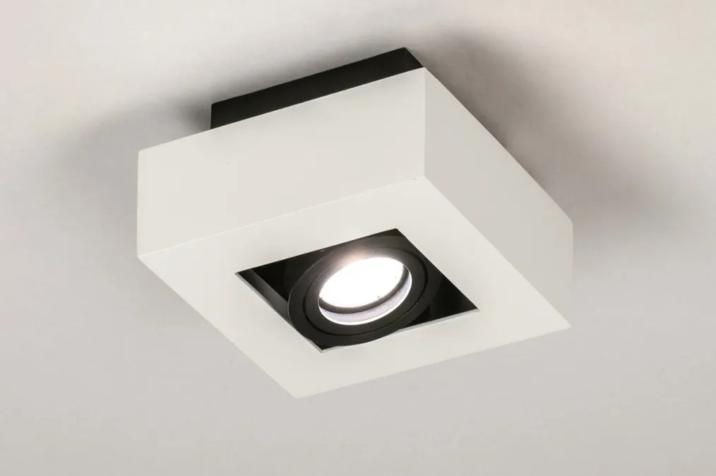 Stropní LED svítidlo do obýváku Rivolli Black and White 1