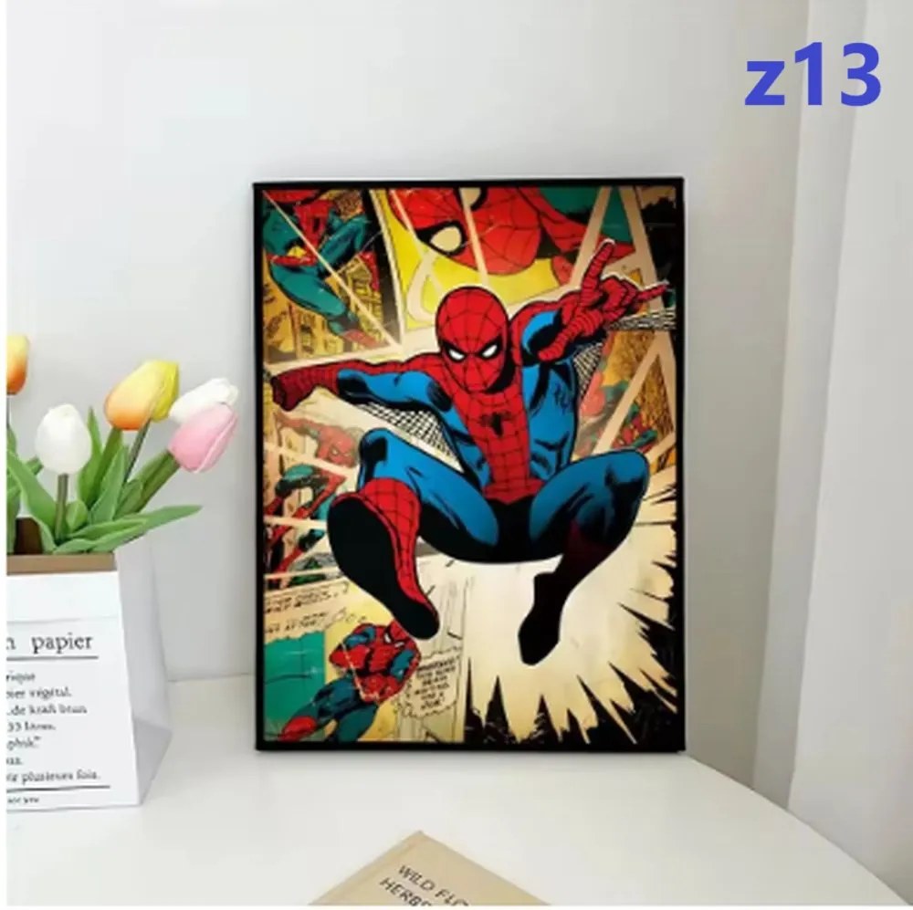 Stylový plakát "Spiderman" - 25 motivů/5 velikostí Motiv: z13, Velikost: 21x30 cm