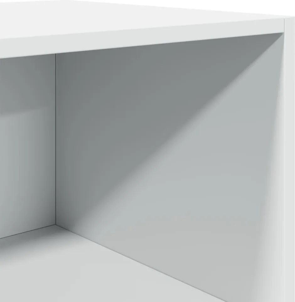 Skříň highboard bílá 40 x 41 x 185 cm kompozitní dřevo 3281666