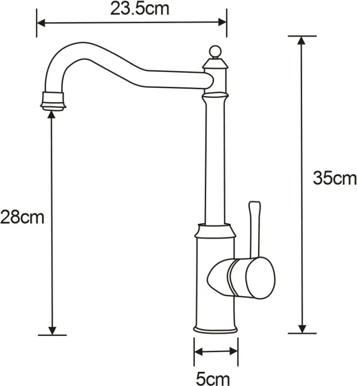 Mexen Inu kuchyňská baterie, inox - 672200-99