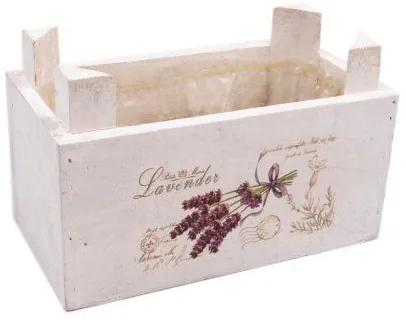 Český výrobek Dekorační obal na květiny ve stylu Provence malý - levandule