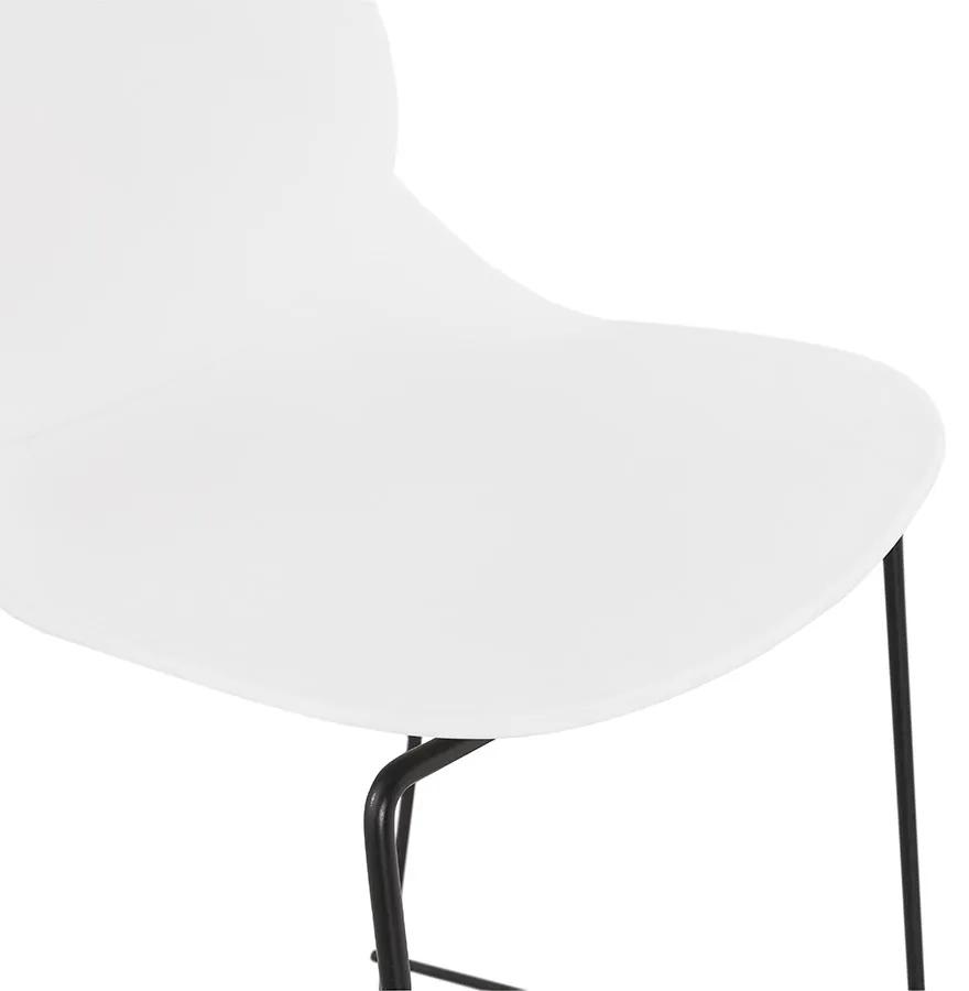 Kokoon Design Barová židle Ziggy Barva: bílá/chrom