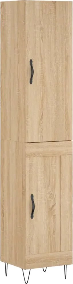 Skříň highboard dub sonoma 34,5 x 34 x 180 cm kompozitní dřevo 3199140