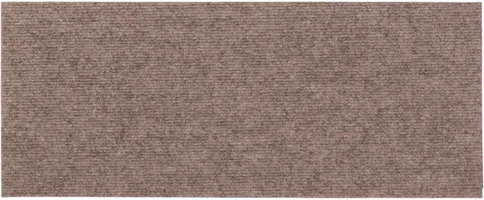 Schodové rohože samolepicí 15 ks 60 x 25 cm světle hnědé obdélníkové 326912