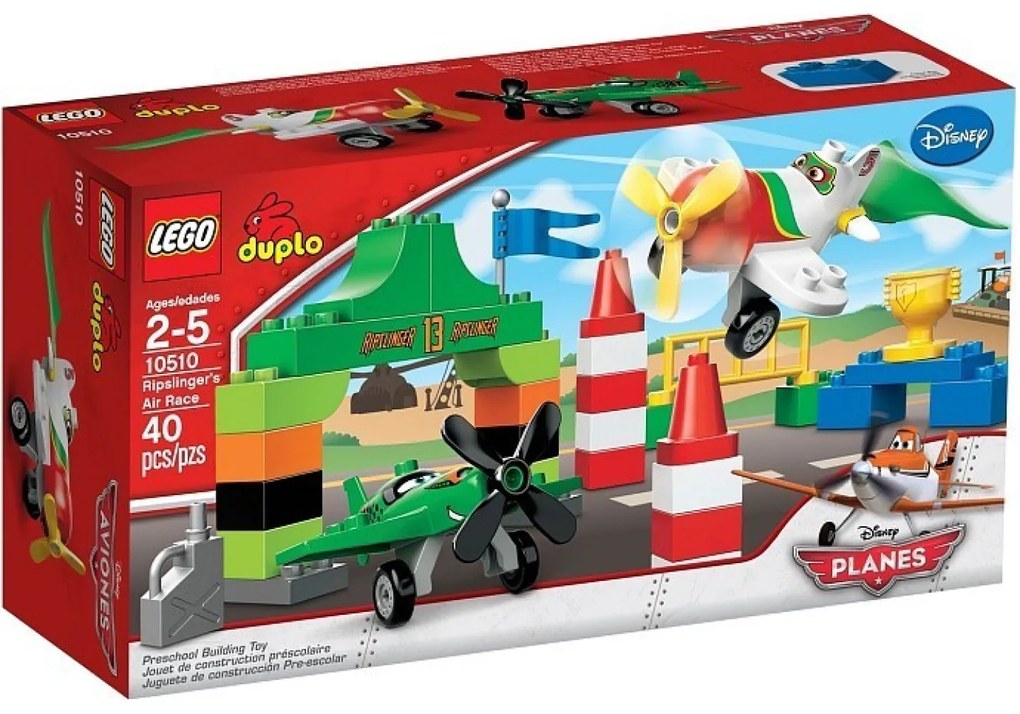 Lego duplo planes 10510 ripslingerův letecký závod