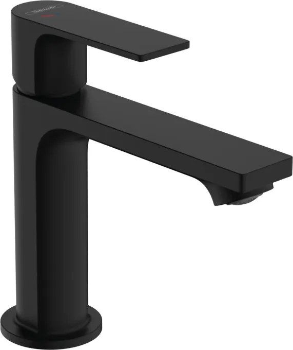 Hansgrohe Rebris E, umyvadlová baterie 110 bez odtokové soupravy, CoolStart, černá matná, 72560670