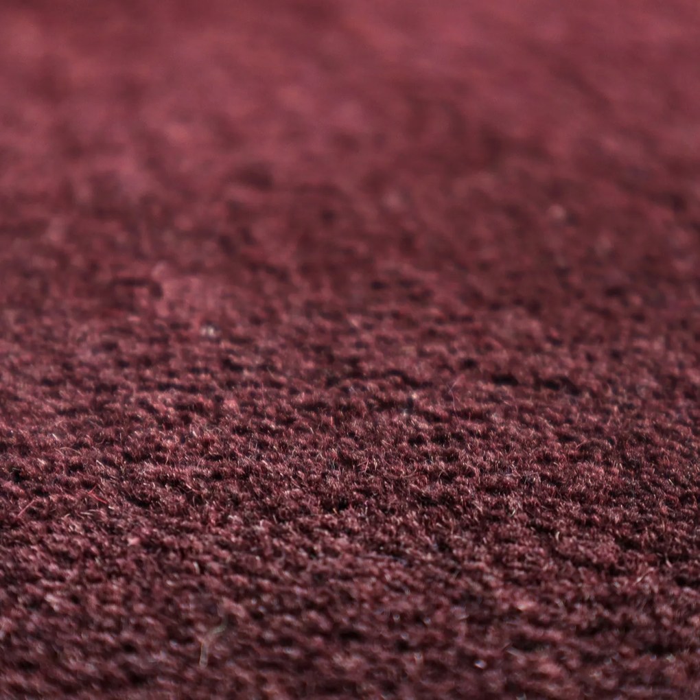 Asra, Ručně všívaný kusový koberec Asra wool tm. fialová, 60x110, fialová, ložnice