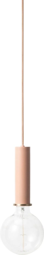 Závěsná lampa Socket Pendant velké růžová