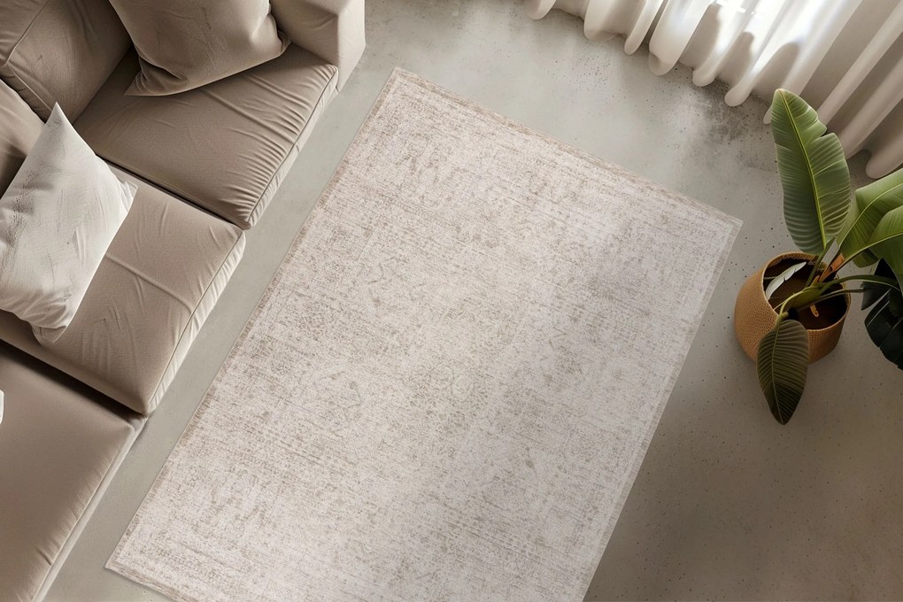 Obsession, Kusový koberec Bella 234 Cream, 80x150, béžová, chodba / předsíň