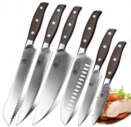 DELLINGER Classic Sandal Wood nůž Santoku 7" (178mm)