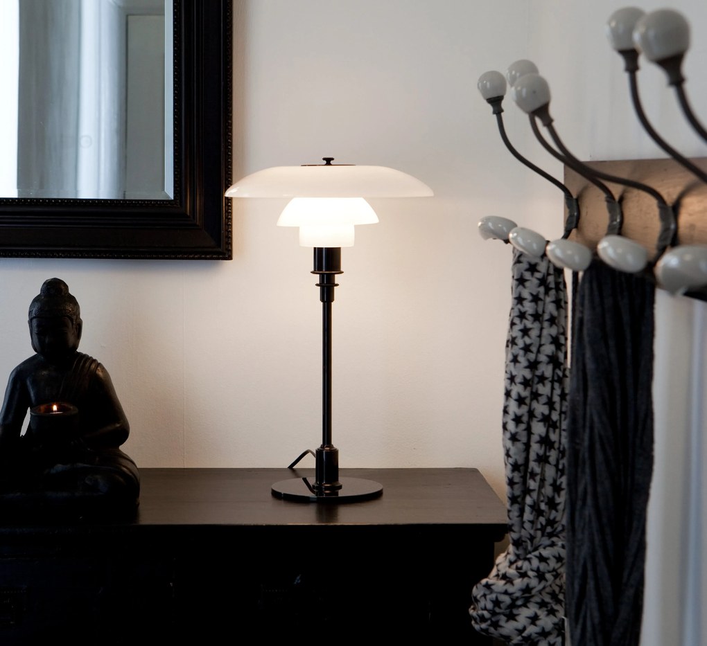 Stolní lampa PH 3½-2½, Black metallised – LOUIS POULSEN