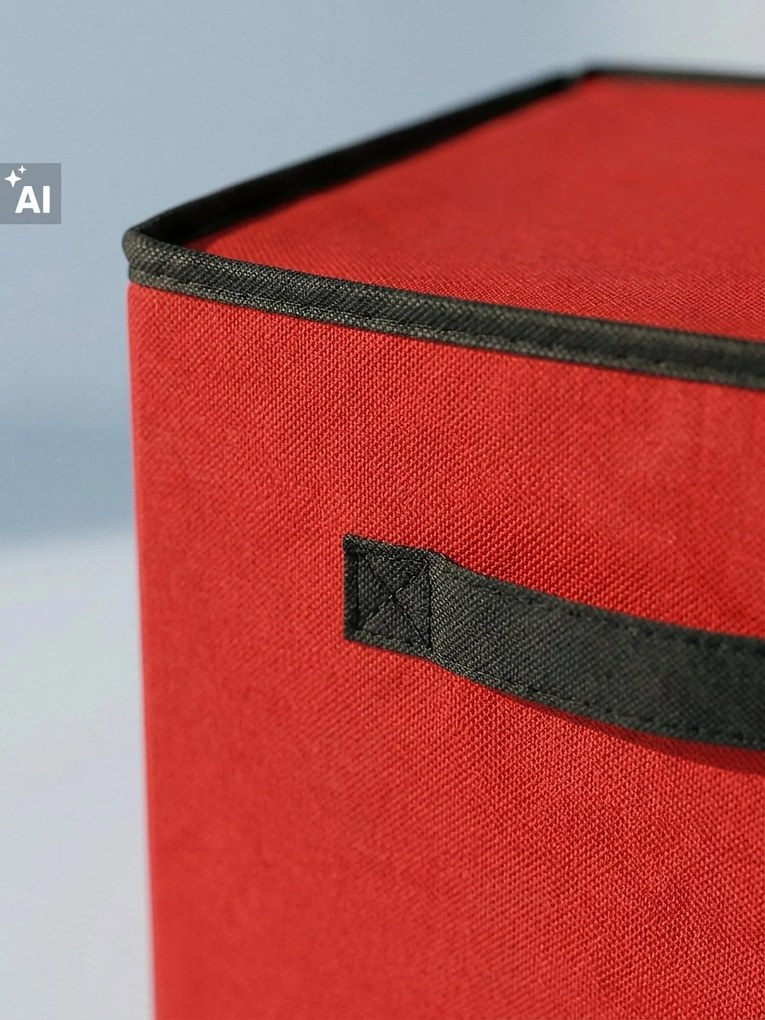 Sinsay - Úložný box s víkem - červená