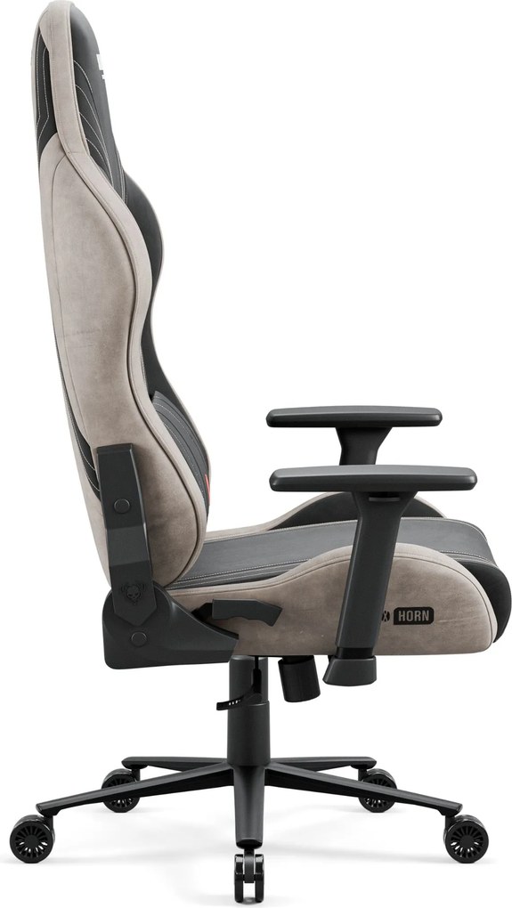 Herní křeslo z látky Normal Size, černý-béžový: Diablo X-Horn 2.0 Camel Black