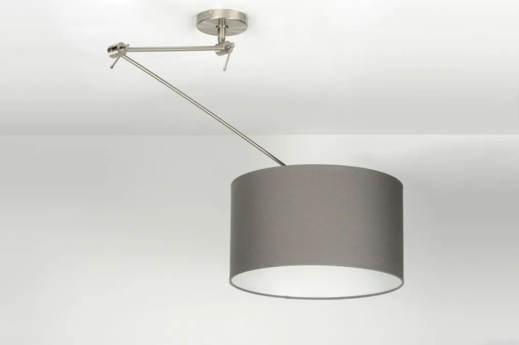 Závěsné designové svítidlo nad stůl Snap Light Grey