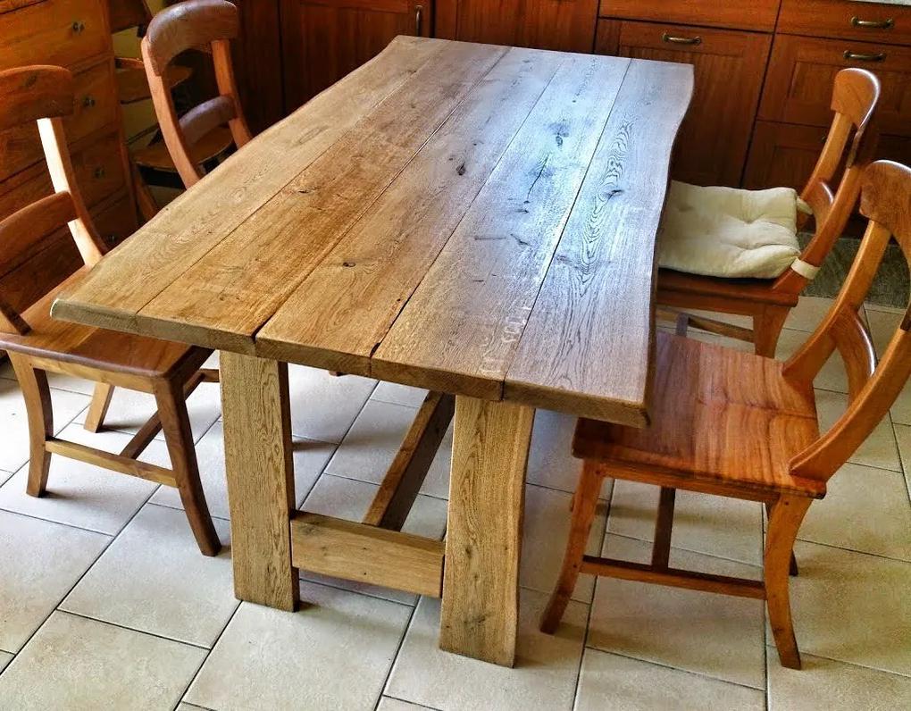 KULHÁNEK Chalupářský jídelní stůl Velikost desky: 210x90 cm
