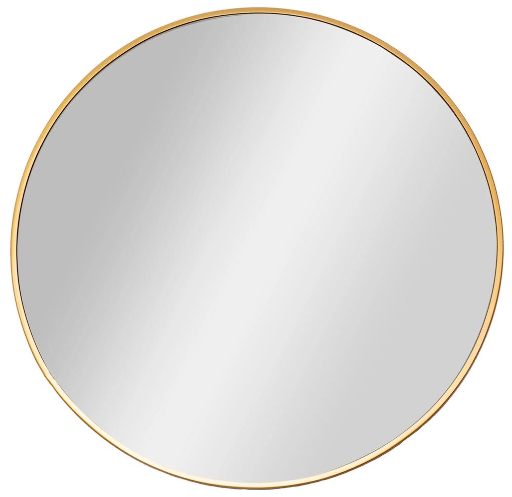 REA - Kulaté zrcadlo MR18-20 tenký rám 70cm, zlatá, HOM-06328