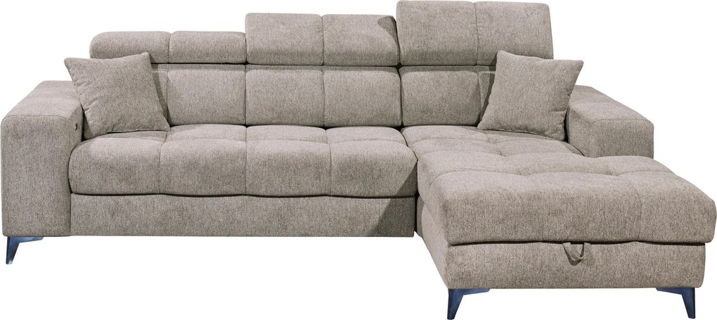 XXXLutz ROHOVÁ SEDAČKA, textil, šedavě hnědá MID.YOU - Sedací soupravy - 002220047403