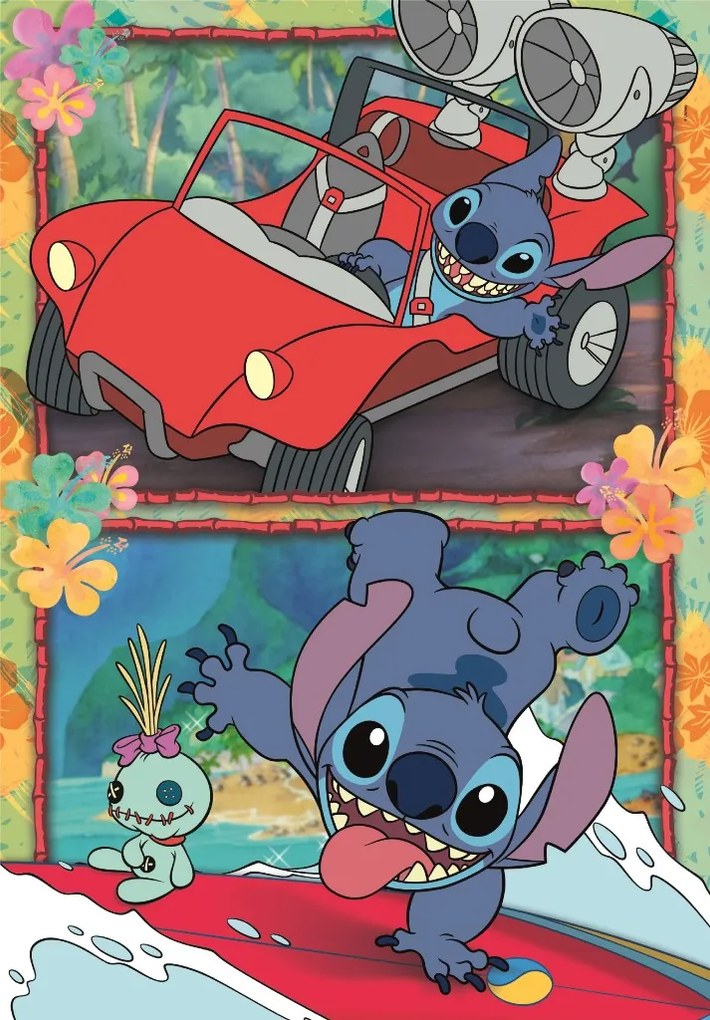 Clementoni - Puzzle 104 super Disney Stitch