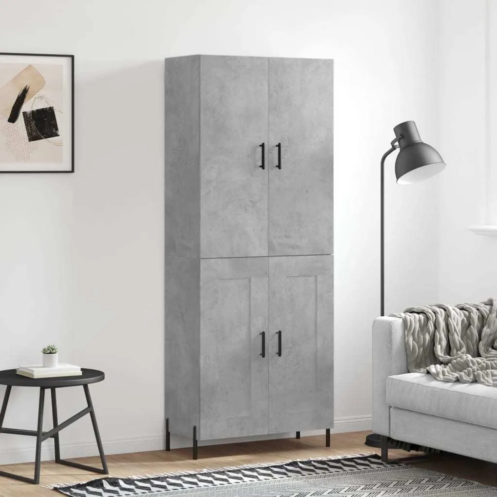 vidaXL Skříň highboard 69,5 x 34 x 180 cm kompozitní dřevo [3195796] Barva: Bílá