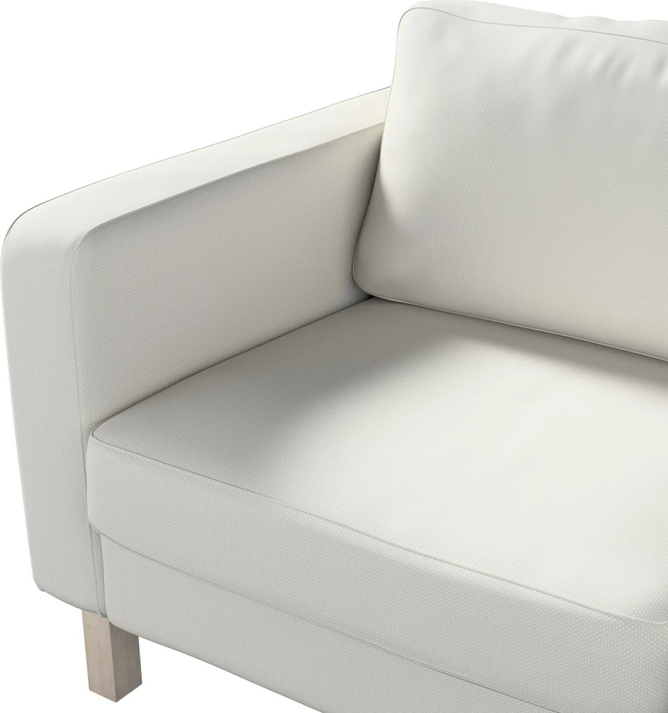 Potah na pohovku IKEA Karlstad 2-místná, nerozkládací, krátký barva šedá látka pletený vzor