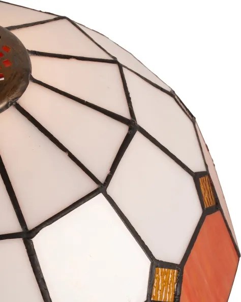 Brilagi - Tiffany vitrážová stolní lampa SIENNA 1xE27/60W/230V