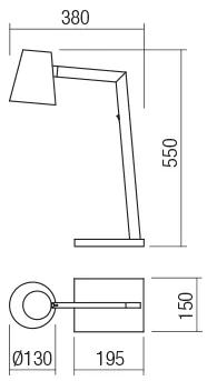 Stolní lampa MINGO 01-1559