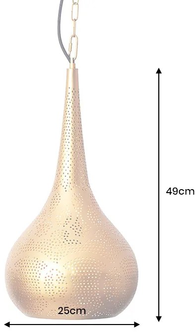 Designové závěsné svítidlo Uwizeye 49 cm zlaté