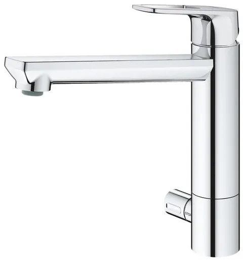 Grohe BauLoop Dřezová otočná baterie s ventilem k myčce, chrom 31713000