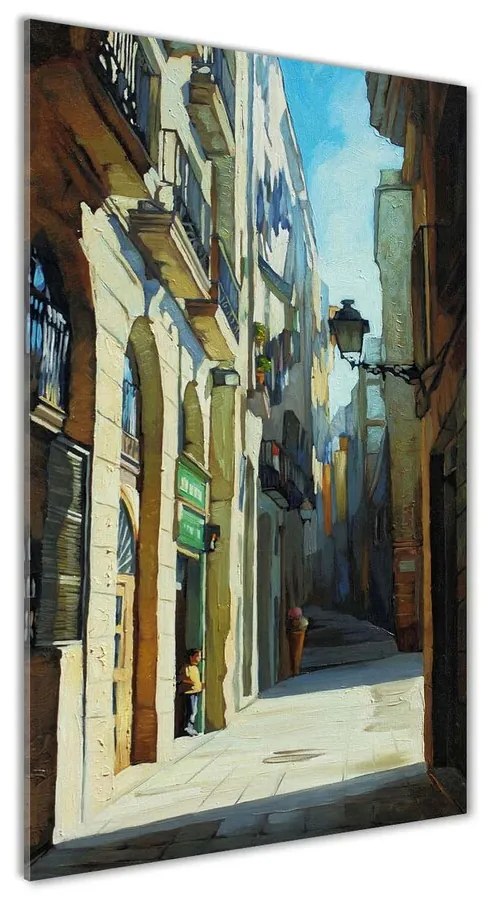 Wallmuralia Foto obraz akrylový Ulice Barcelony 60x120 cm