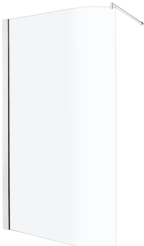 Novoterm Sprchová zástěna Walk-in NV-Zeta 140 TR, chrom/transparent - bez vaničky