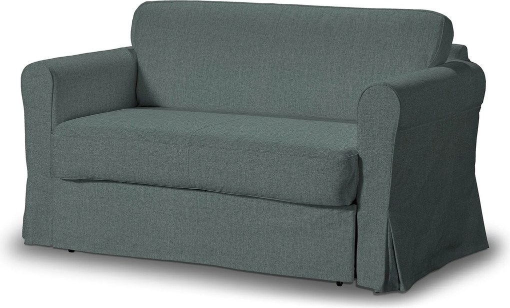 Potah na pohovku IKEA  Hagalund barva modrá látka pletený vzor