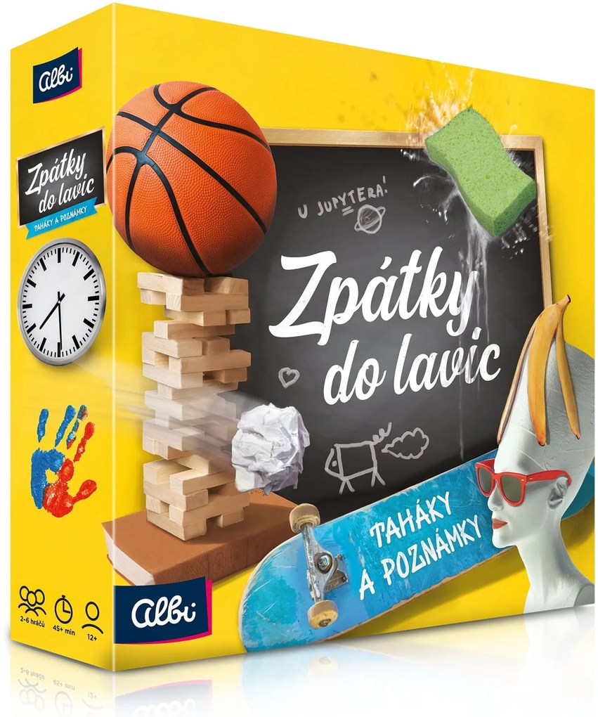 Desková hra zpátky do lavic: taháky a poznámky