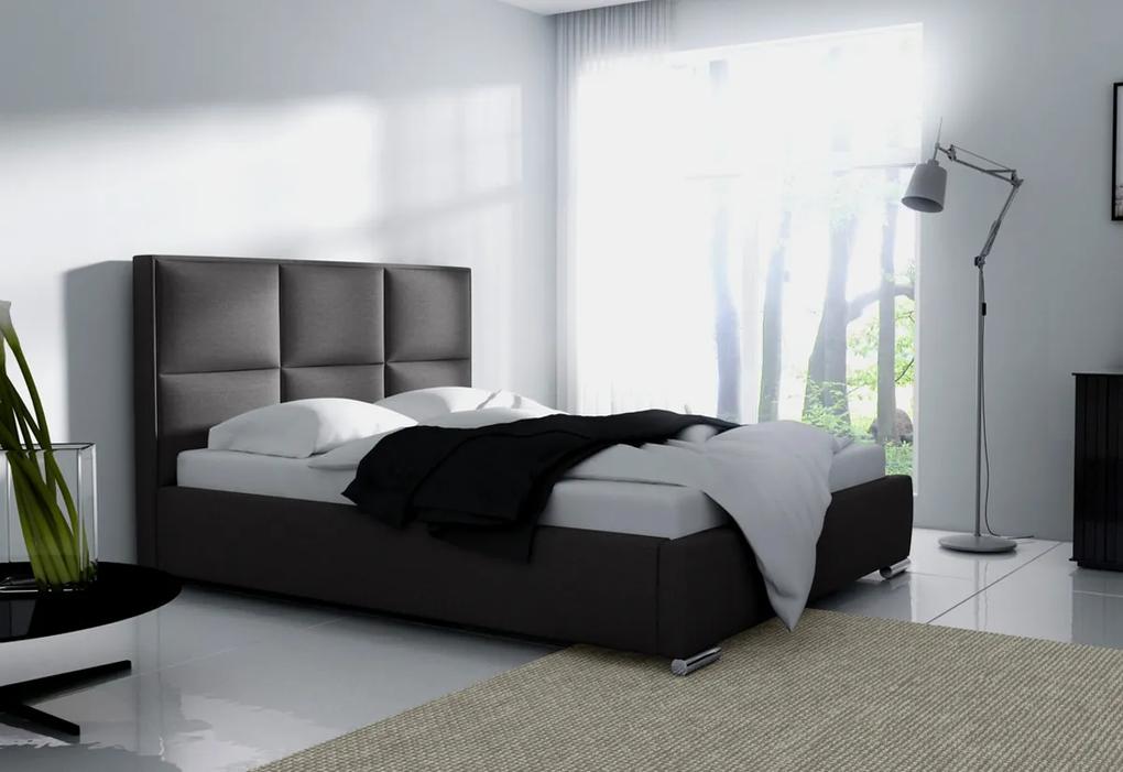 Čalouněná postel MEDIOLAN + matrace COMFORT, 140x200, madryt 1100