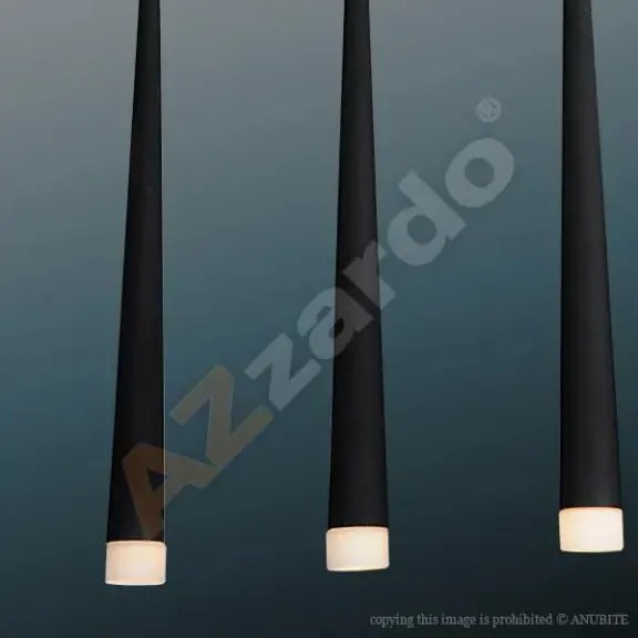 Minimalistické svítidlo Stylo 3 černé